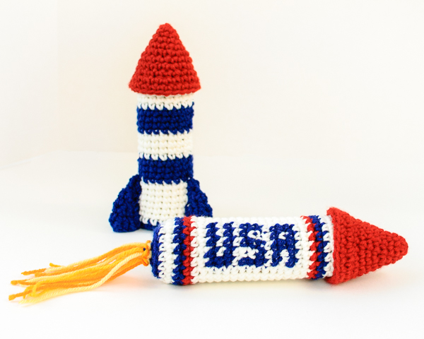 Free Pattern Fourth Of July Fire Rockets Crochet