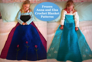 Crochet Anna and Elsa Blankets – Crochet