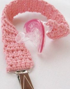 Crochet Pacifier Clip Pattern – Crochet