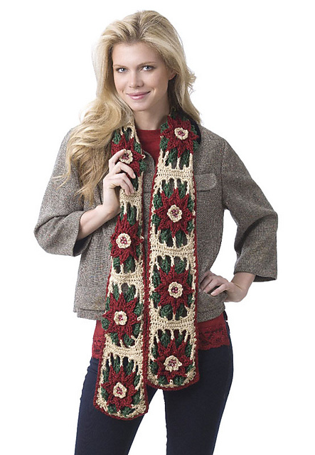 8 Festive Christmas Crochet Scarf Patterns – Crochet