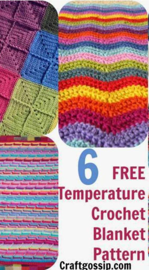 6 Temperature Blanket Crochet Patterns – Crochet