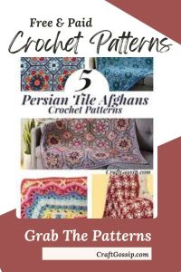 5 Persian Tile Crochet Patterns – Crochet