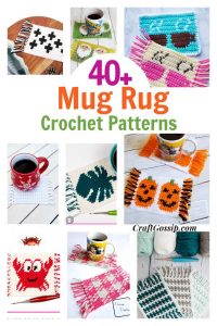 40 Crochet Mug Rug Patterns – Crochet