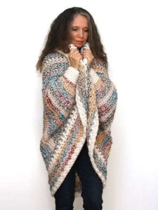 Luxe Oversize Shrug Crochet Pattern – Crochet