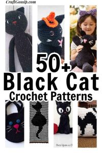 Unleash the Magic: 50 Bewitching Black Cat Halloween Crochet Patterns ...
