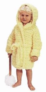 Vintage-inspired Crochet Child’s Bathrobe Pattern – Crochet