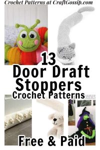 13 Draft Stopper Door Stop Patterns To Crochet – Crochet