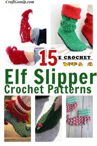 Elf Slippers To Crochet For The Holiday Season – Crochet
