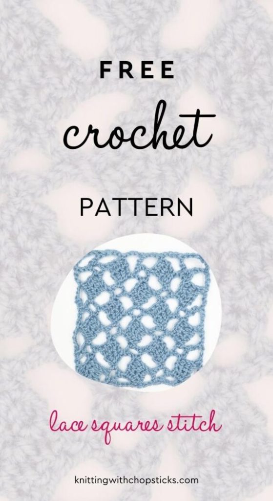 Lace Squares Stitch – Crochet Tutorial – Crochet