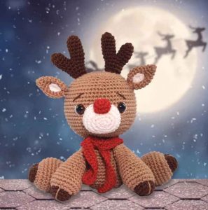 Craft Festive Magic with This FREE Rudolph Amigurumi Pattern – Crochet