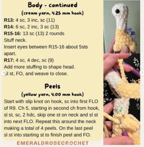 Free Crochet Pattern – Bananasaurus – Crochet