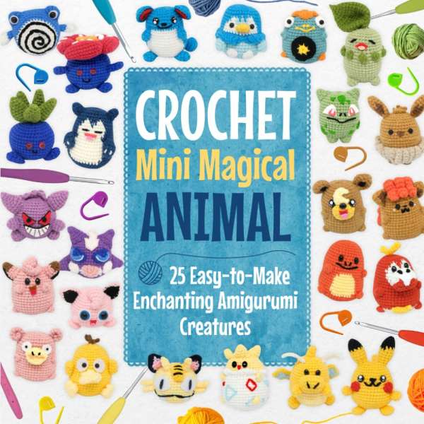 Crochet Mini Magical Animal: 25 Easy-to-Make Enchanting Amigurumi ...