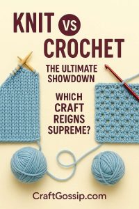 Knit vs. Crochet: The Ultimate Showdown – Which Craft Reigns Supreme? – Crochet