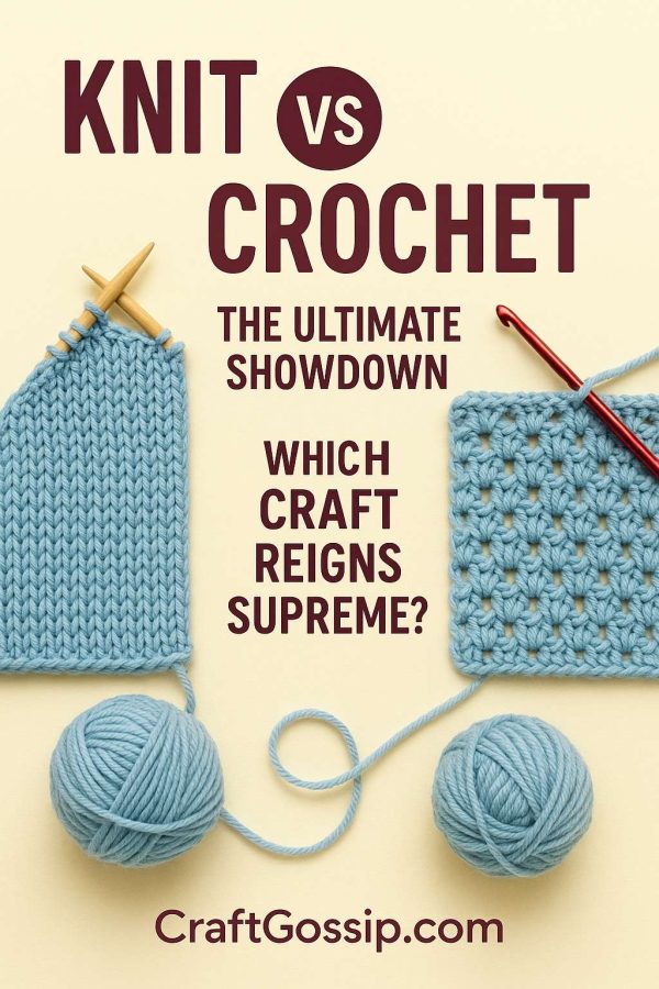 Knit vs. Crochet: The Ultimate Showdown – Which Craft Reigns Supreme ...